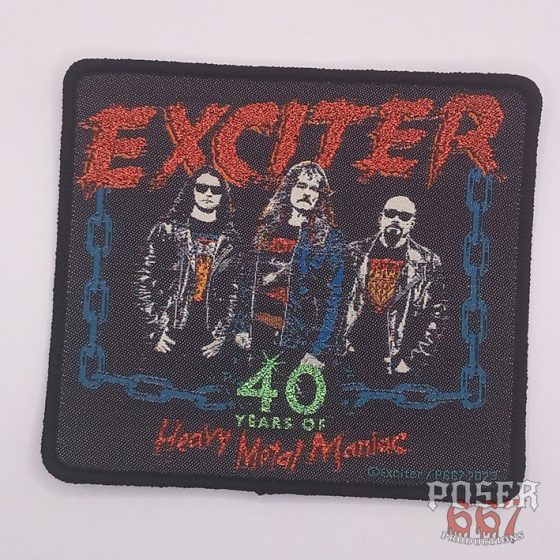 Exciter Patch - Heavy Metal Maniac 40th anniversary - Poser667Productions